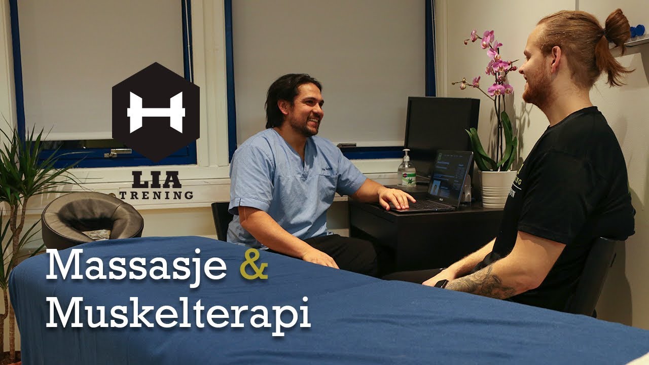 Massasje & Muskelterapi på Lia Trening - YouTube