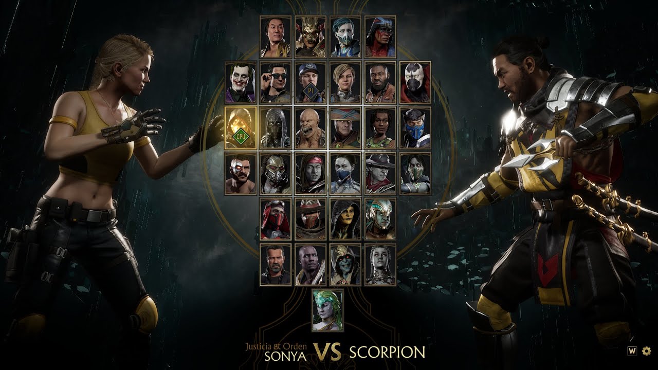 Mortal Kombat 11 - Sonya vs Scorpion (Hard/Difícil) - YouTube