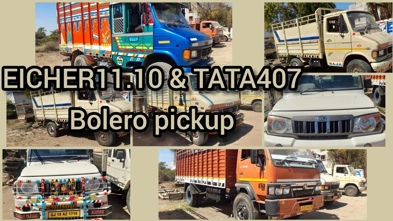 3 TATA 407 EICHER 11 10 Bolero Extralong Pickupss For Sale 3 TATA 407 EICHER 11 10 Bolero Extralong Pickupss For Sale