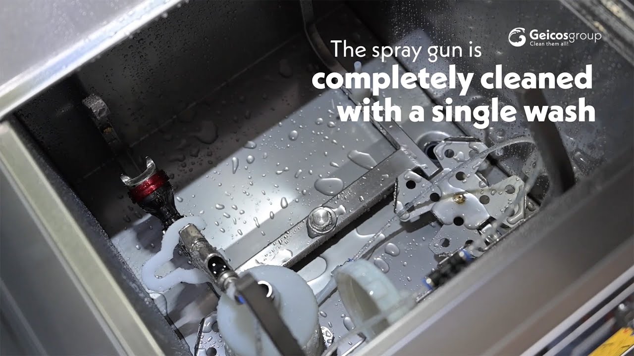 D100 Automatic | Spray Guns Washer - YouTube
