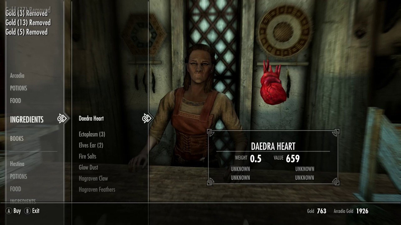 How to get Daedra Heart if you feel lucky - Skyrim - YouTube