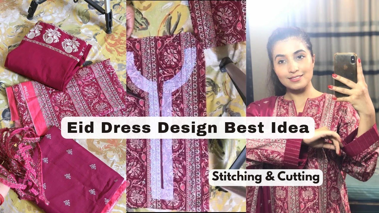How to create a beautiful Eid outfit || Best design for Eid ...