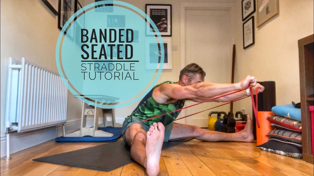 Banded seated straddle tutorial - YouTube