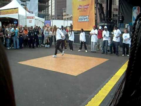 NBA Block Party BreakDance Crew - YouTube