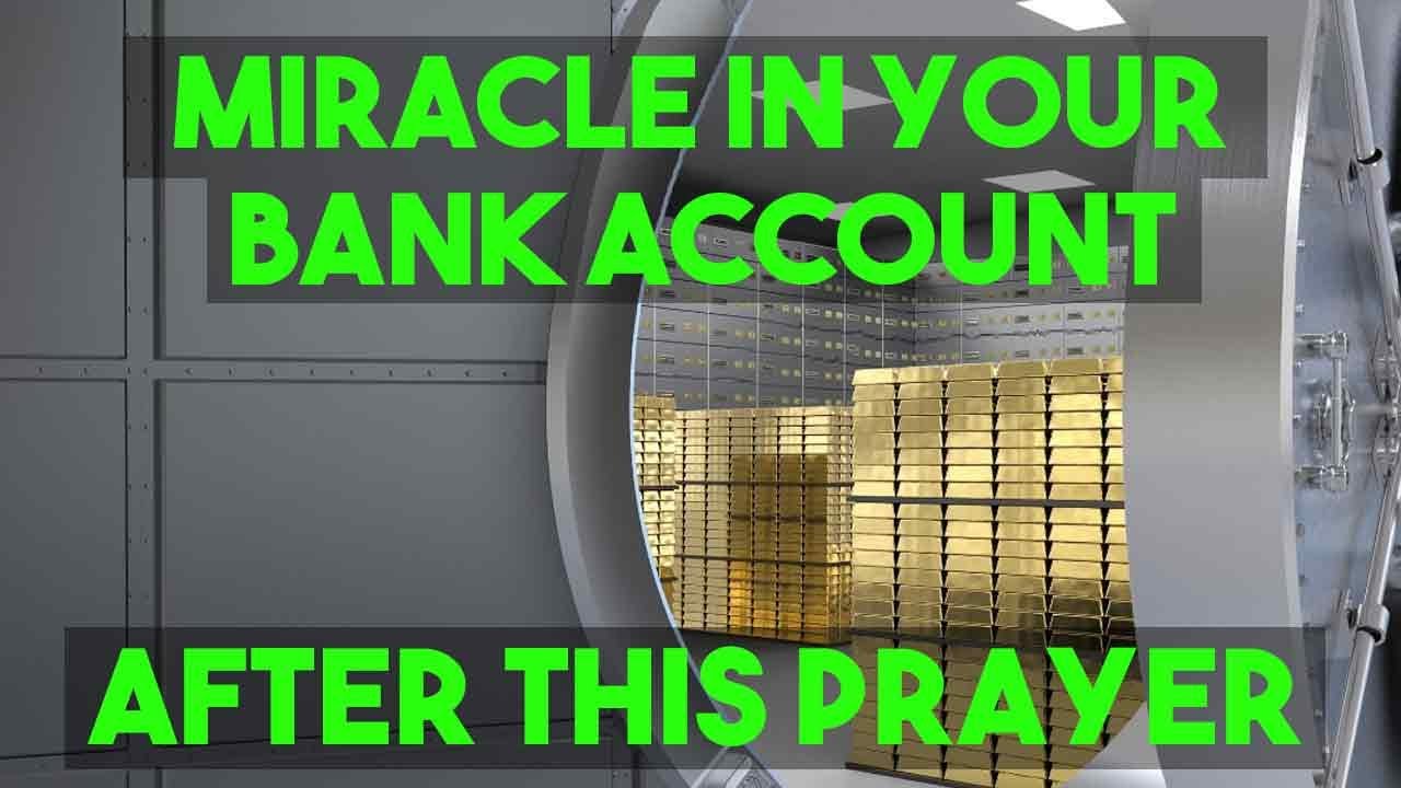 MIRACLE IN YOUR BANK ACCOUNT AFTER THIS POWERFUL PRAYER... ️ God's ...