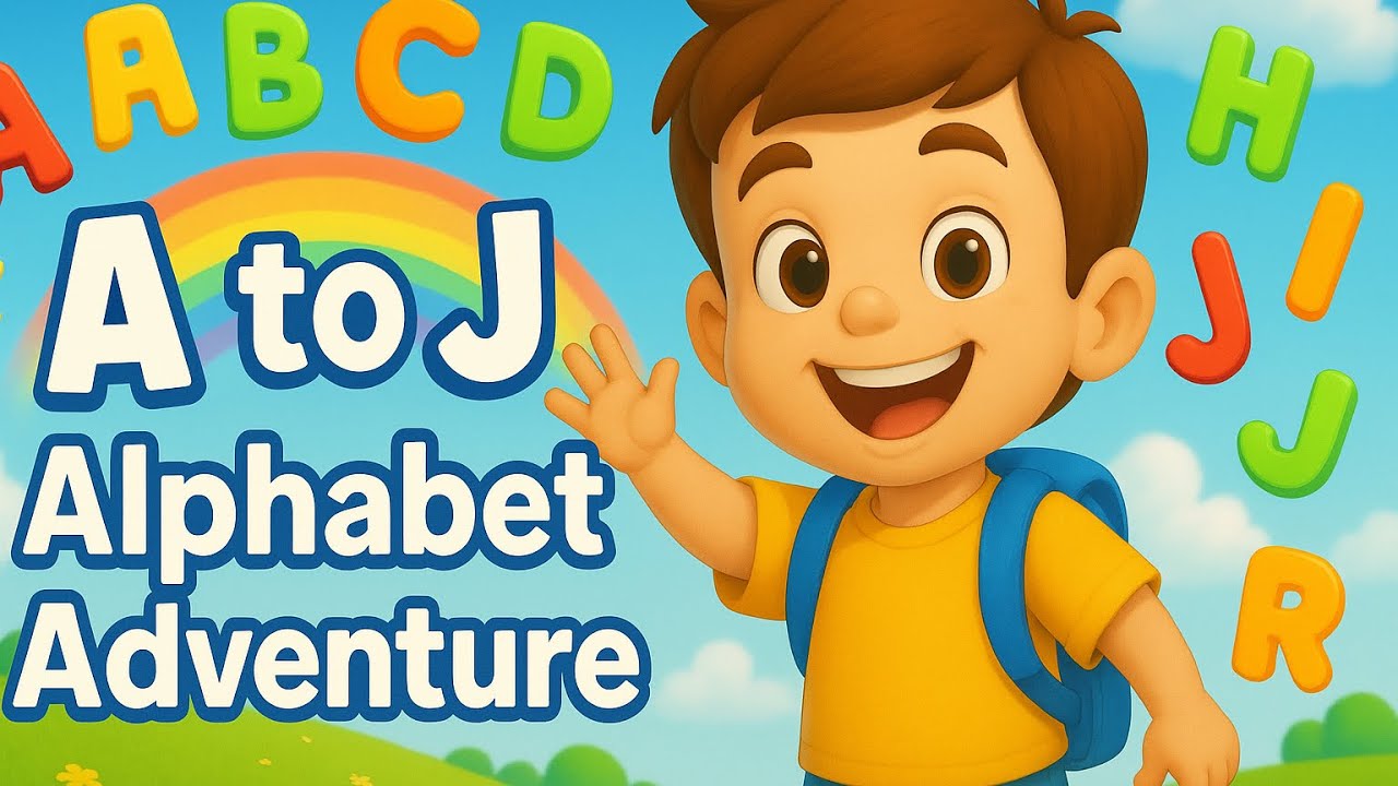 Alphabet Adventure A–J 🌟 | Fun ABC Song for Kids | 알파벳 동요 - YouTube