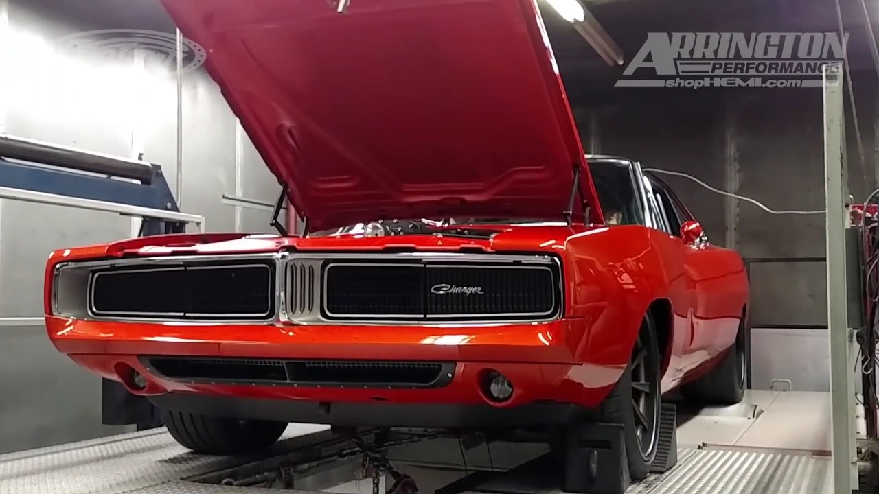 Detroit Speed - Moe's 1969 Charger, "May-Hem" - Final Dyno Tune - YouTube