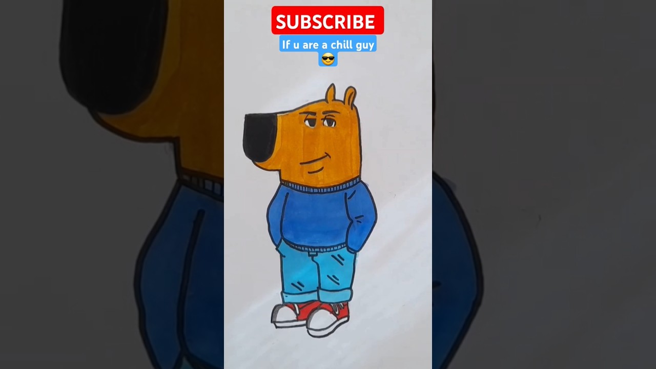 Drawing a Chill Guy 😎 - YouTube