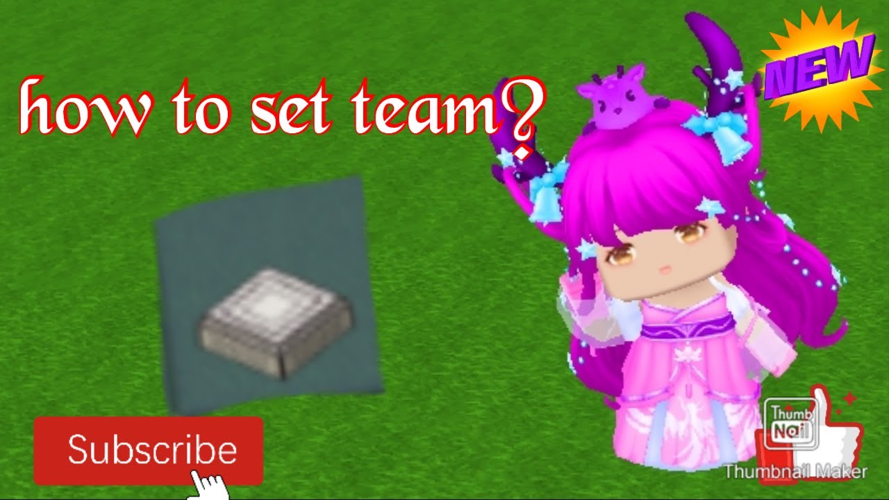 How to set a team (mini world tutorial) - YouTube