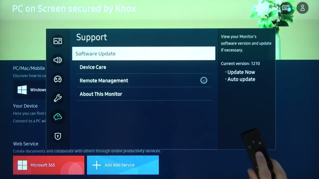 How to Update SAMSUNG M7 Smart Monitor - Install Newest Software - YouTube