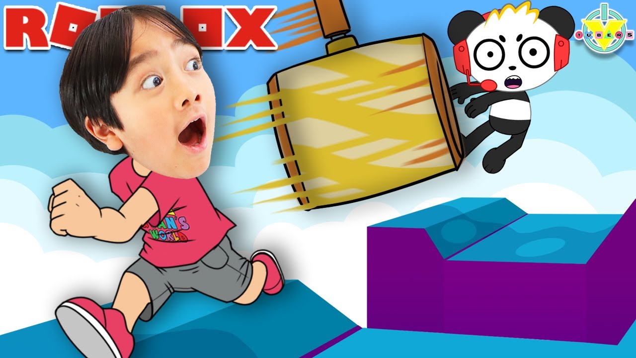 We Have the Strongest Hammer! Let's Play Stumble Guys with Ryan and ...