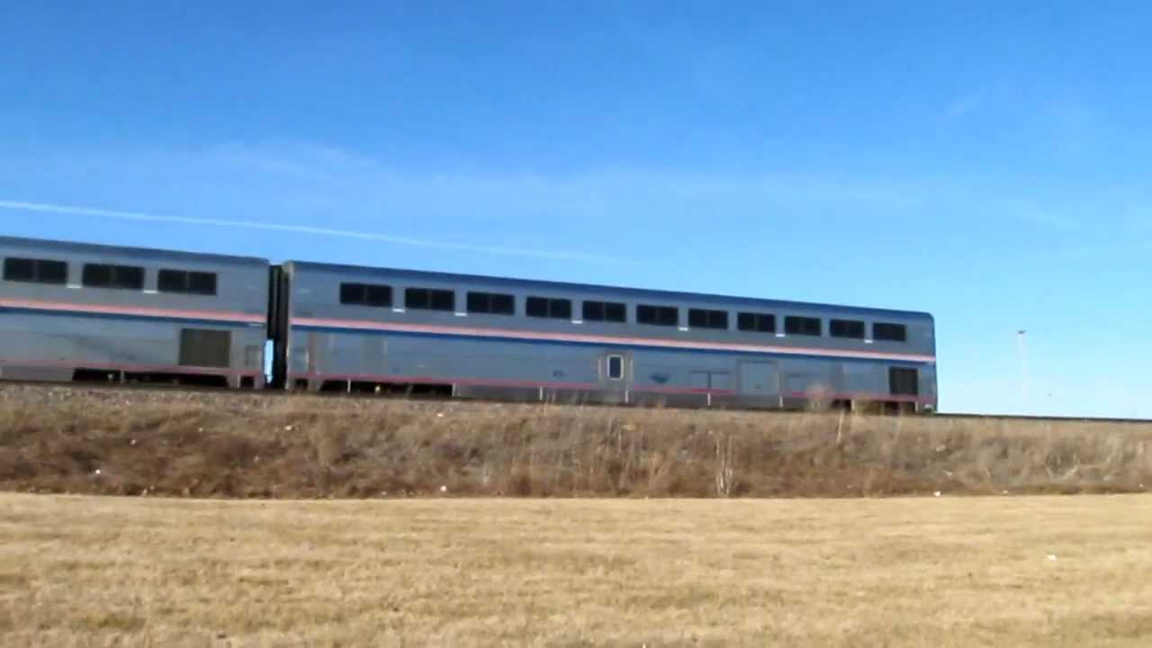 Amtrak @ Aurora,IL Metra Station 3-10-12 - YouTube