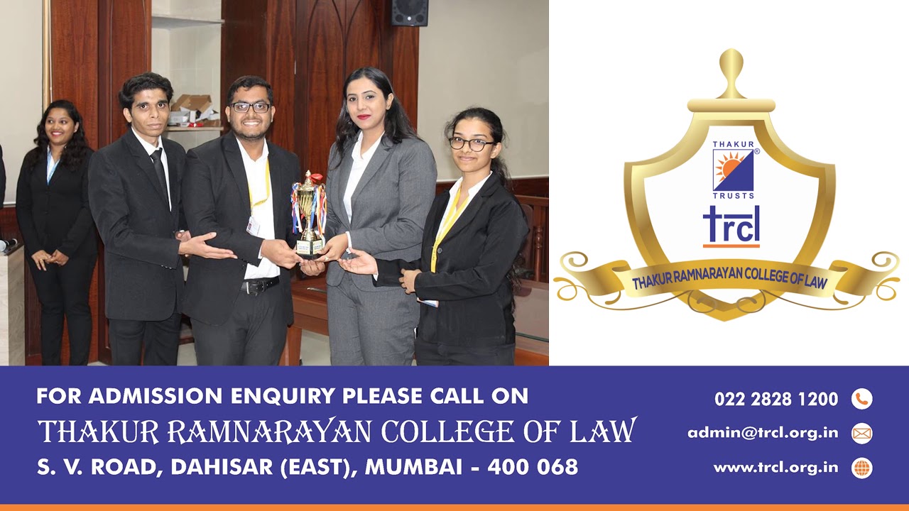 Thakur Ramnarayan College of Law - YouTube
