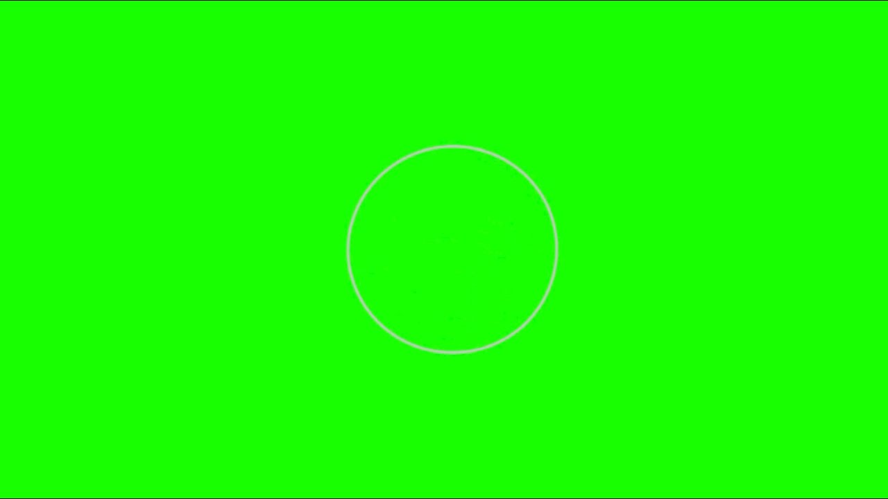 Flash Circle Effect — Green screen — Free To Use - YouTube