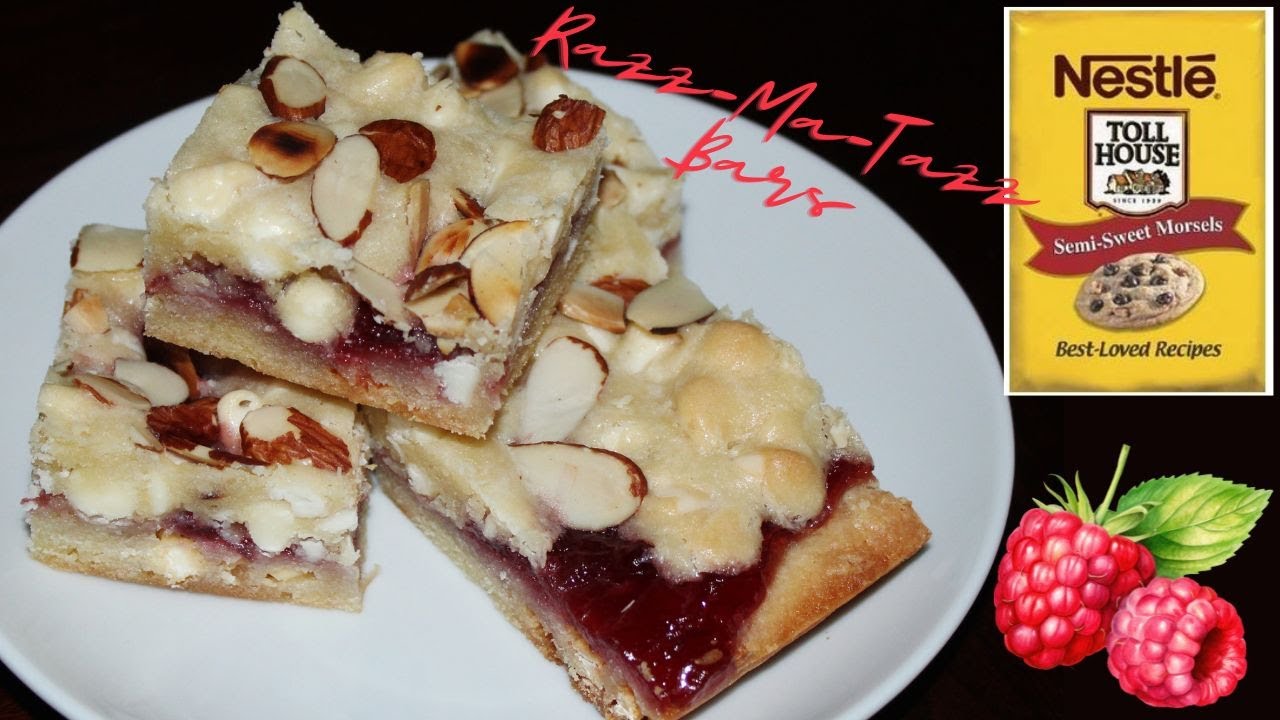 Razz-Ma-Tazz Bars from Nestle Toll House Semi-Sweet Morsels Best Loved ...