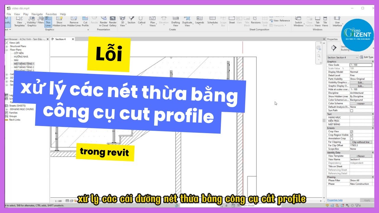 Lỗi xử lý các nét thừa bằng công cụ cut profile trong revit #tuhocrevit ...