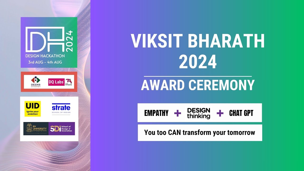 Design Hackathon 2024 Prize Announcement Ceremony - YouTube