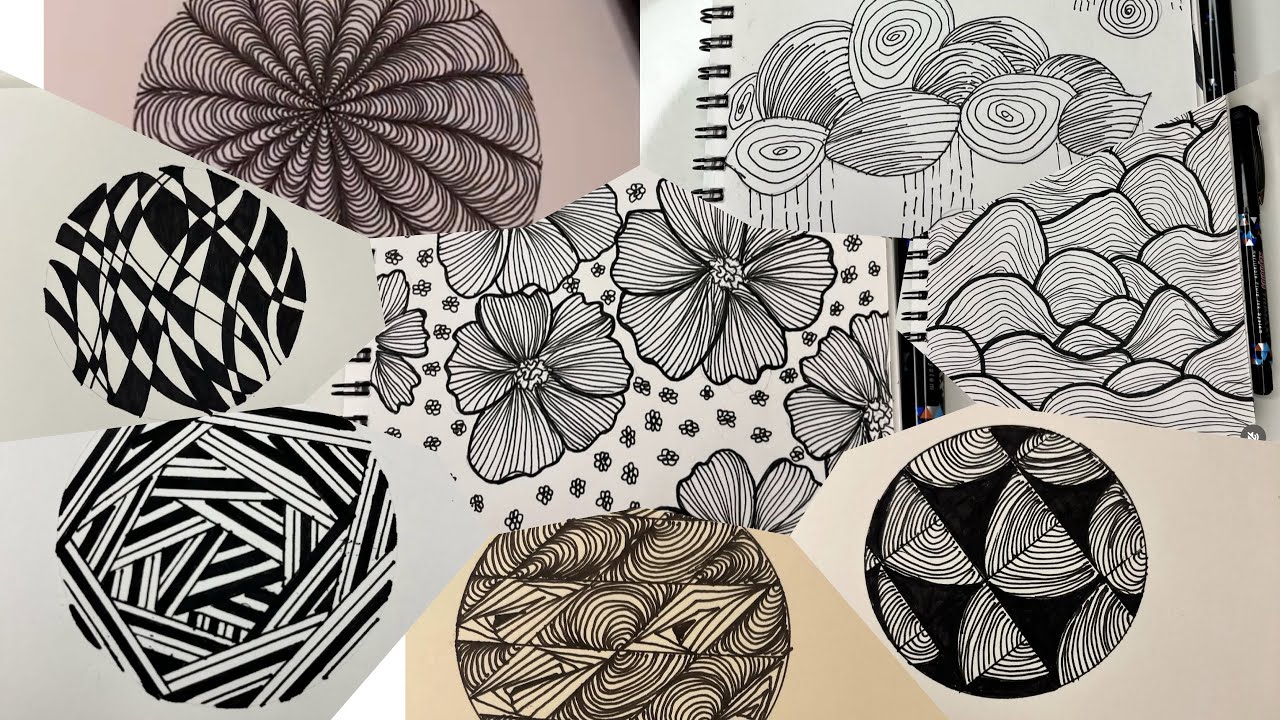 Mindful Zen art | Zentangle Art for Beginners | Zentangle doodle art ...