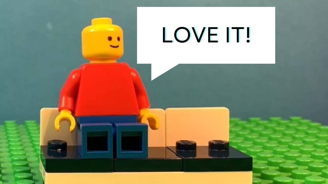 How to Build a Lego Modern Couch - YouTube