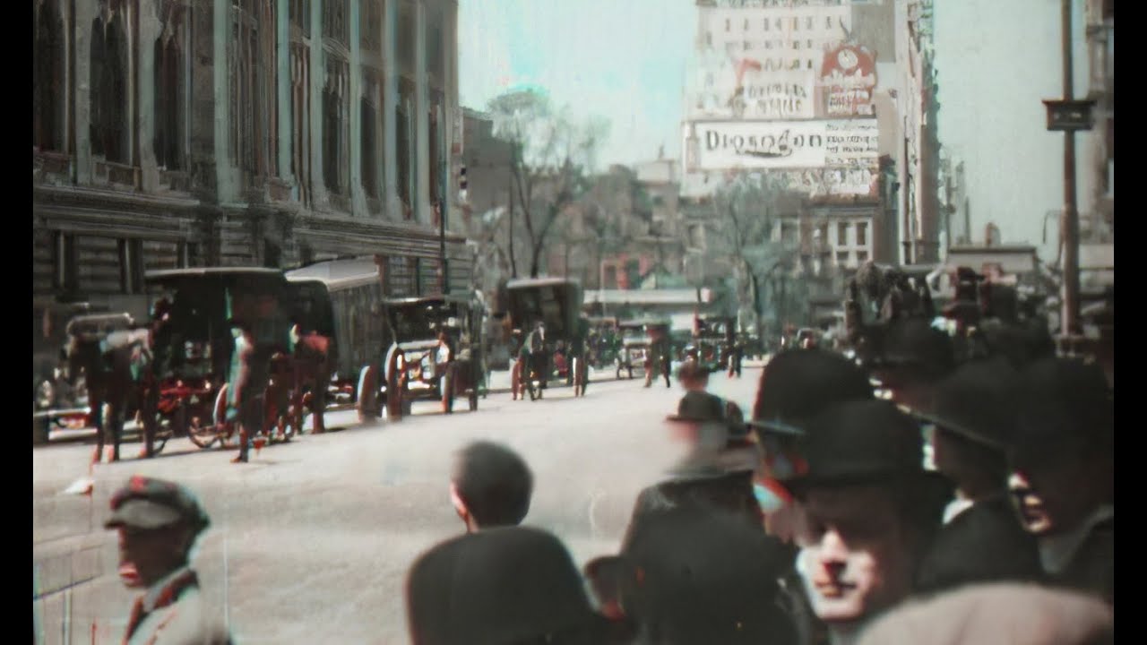 Amazing REAL Color Footage of 1916 New York (Kinemacolor) - YouTube
