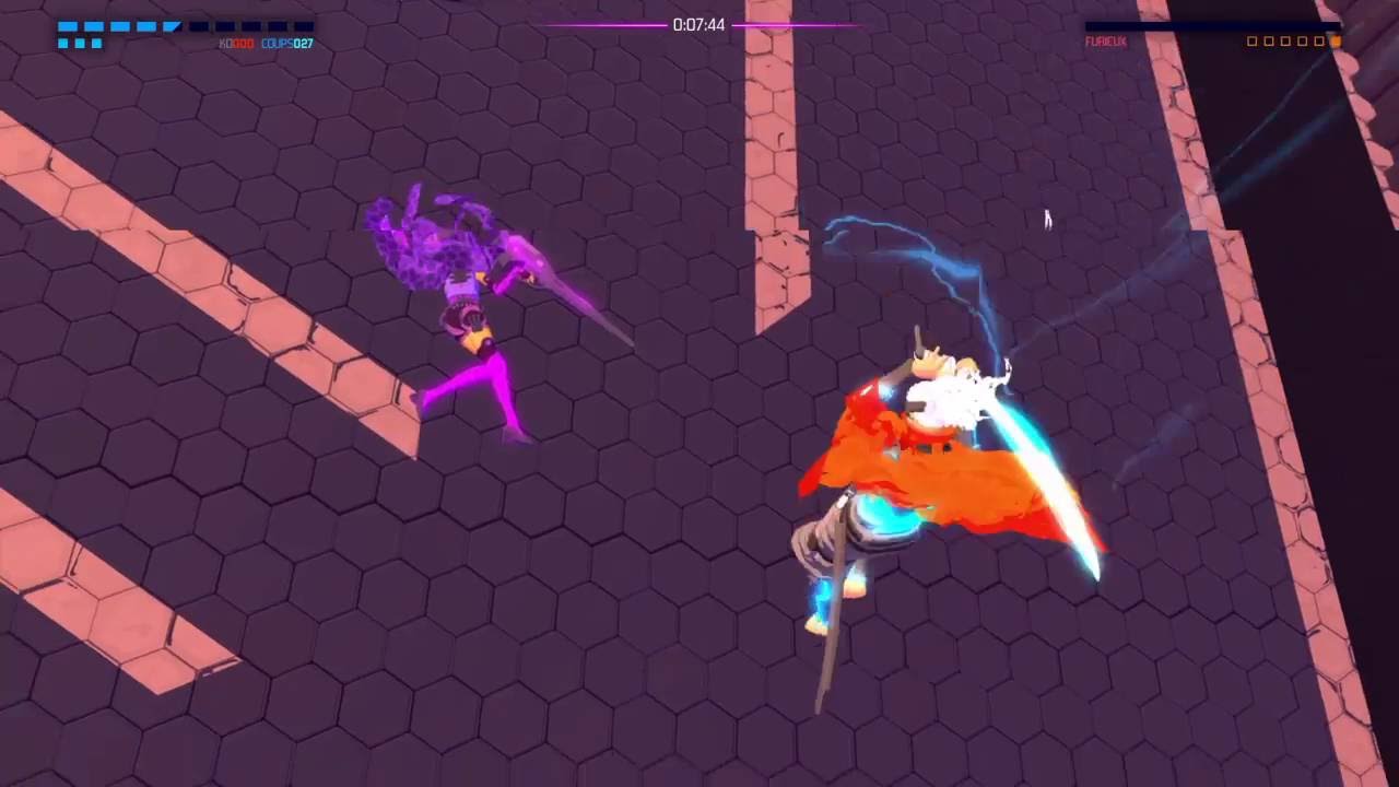 Furi - The Burst (Furier mode S rank) [Carpenter Brut - You're mine ...