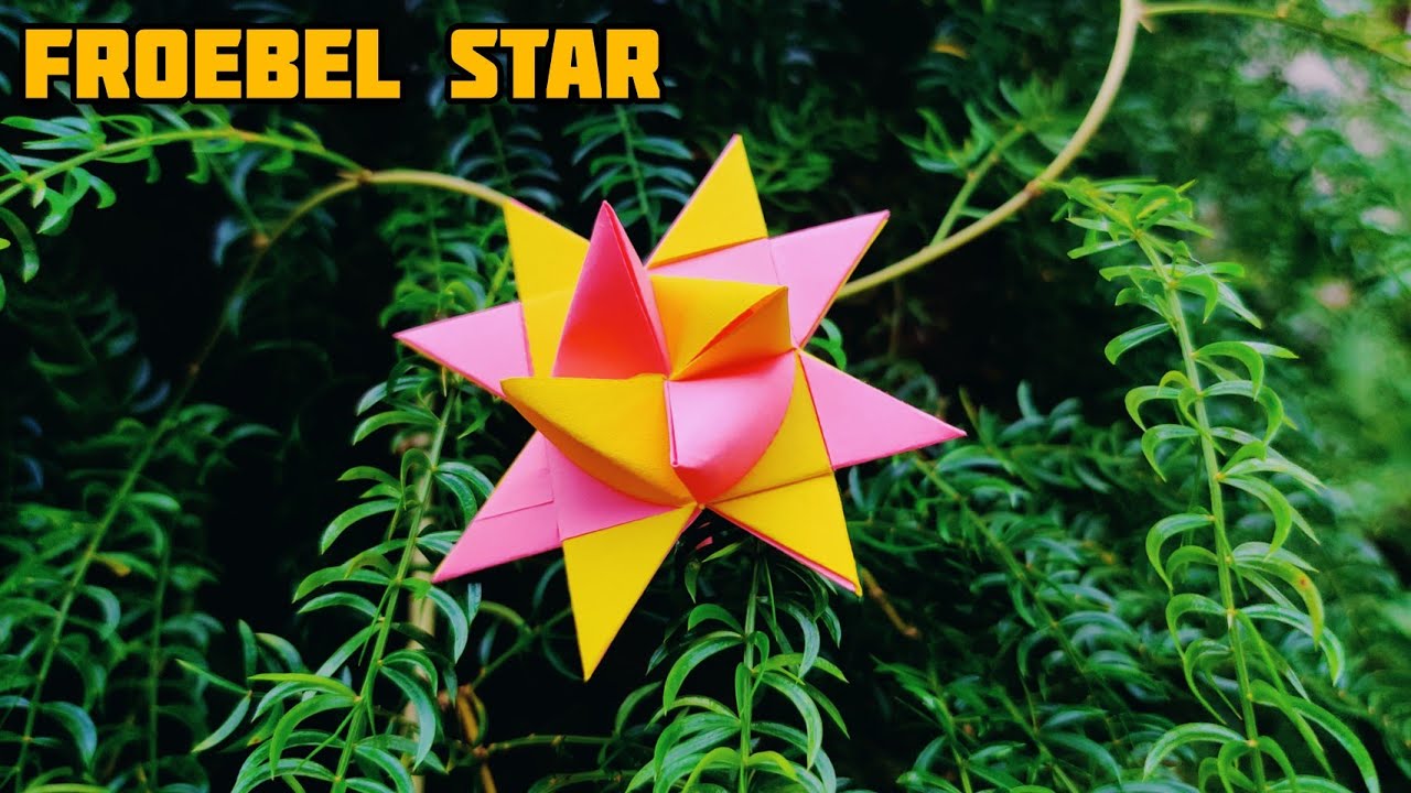 Origami Froebel Star | Christmas decoration | Origami tutorial | Paper ...