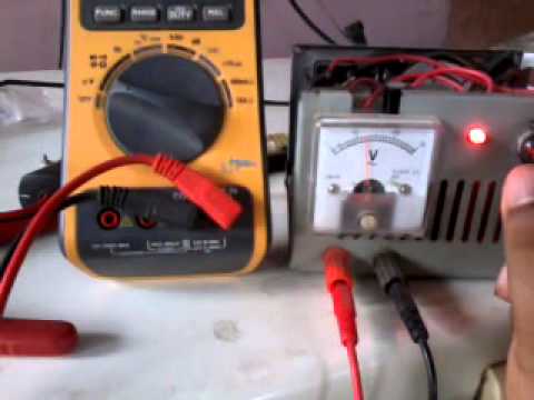 homemade voltmeter - YouTube