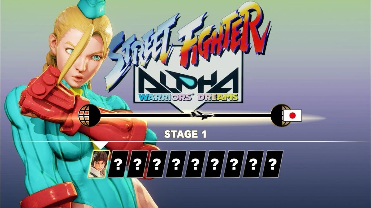 SFV AE - Cammy Arcade Mode (Full) [Street Fighter Alpha Path] - YouTube