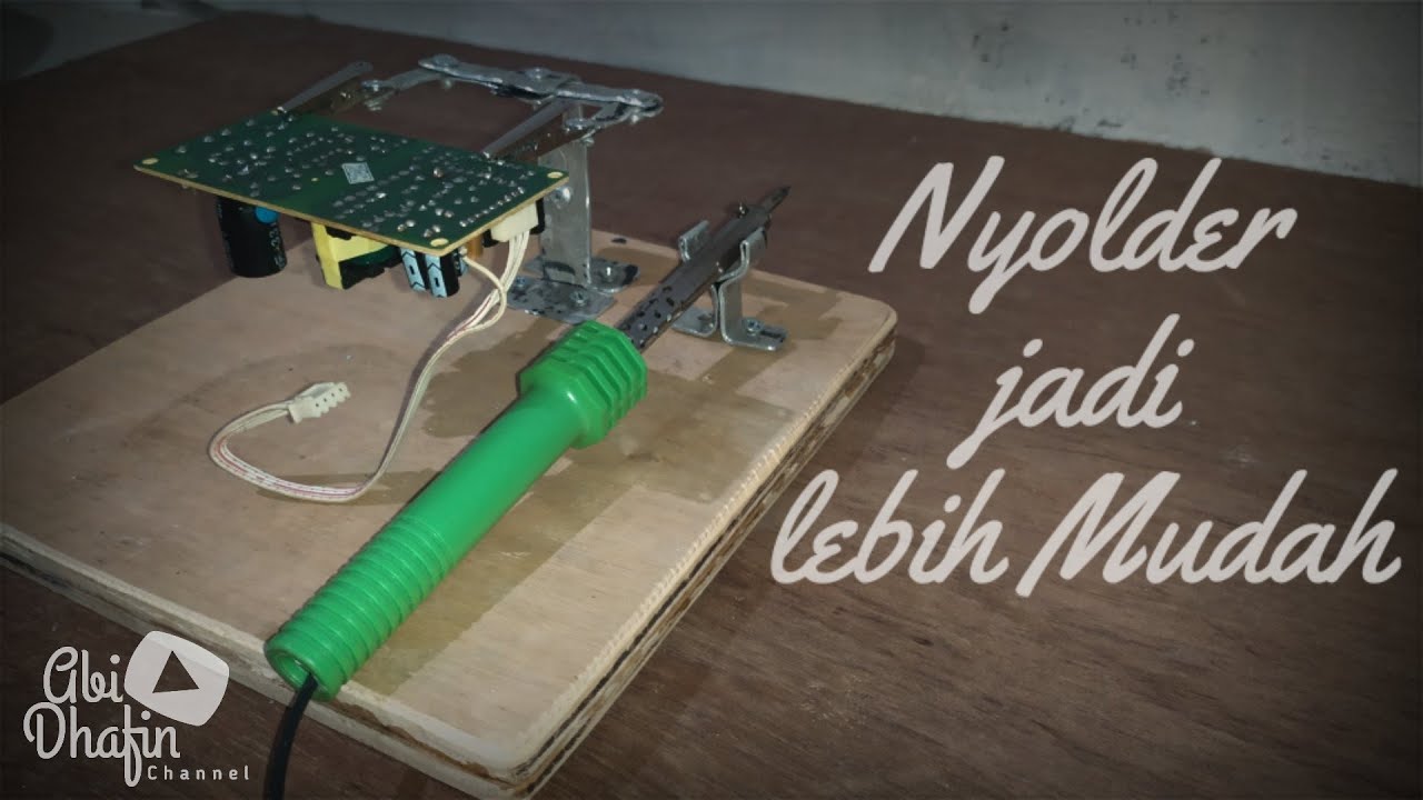 Membuat Penjepit PCB dan Solder stand - YouTube