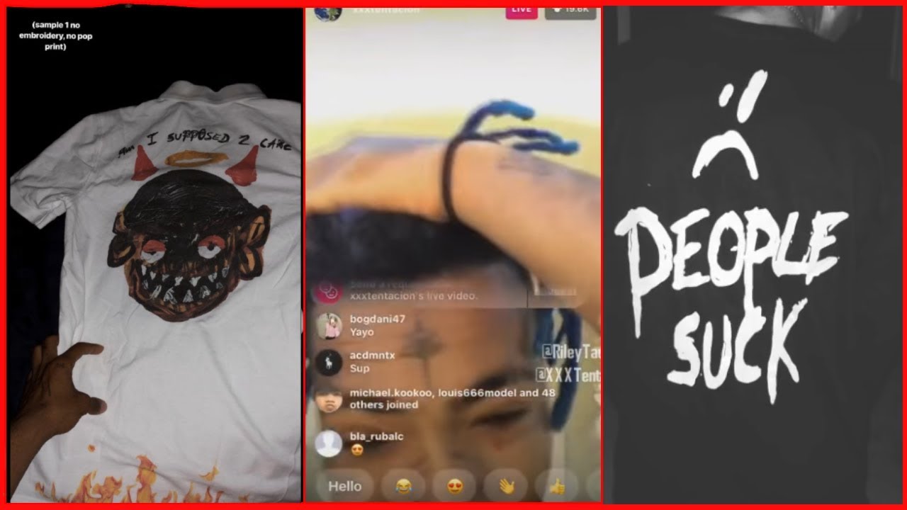 XXXTentacion Reveals new Merch & Price and Website - YouTube