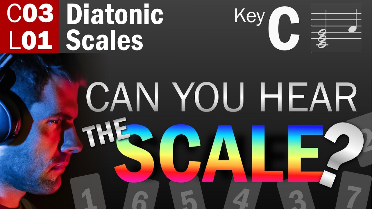 C03 L01 Diatonic Scales - Fixed Key - Hands Free - Relative Pitch Ear ...