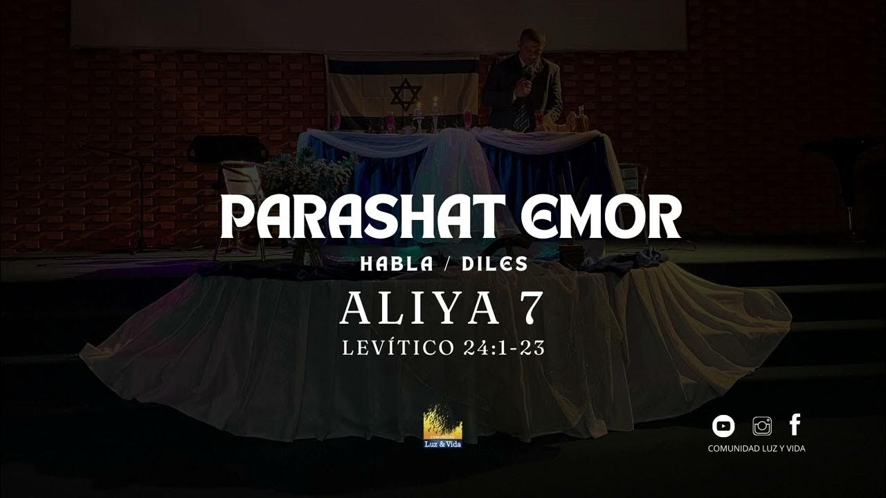 PARASHAT EMOR - ALIYA 7 - YouTube