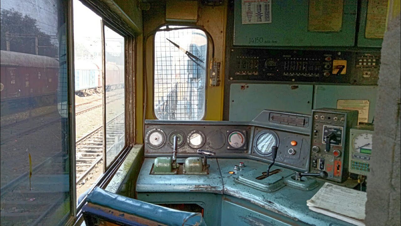 Locomotive Ride In ALco WDM-3B (Footplate) | INTERIORS, Crossings & LHF ...
