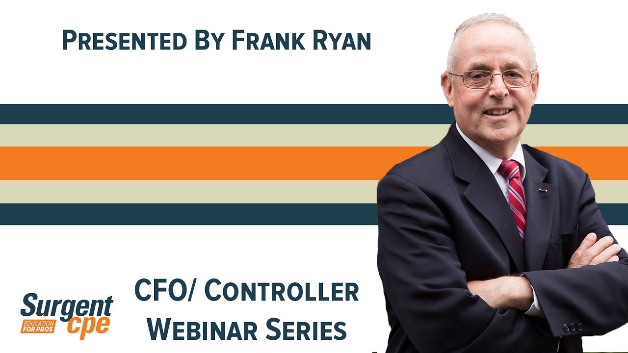 CFO/Controller Webinar Series - Frank Ryan - YouTube
