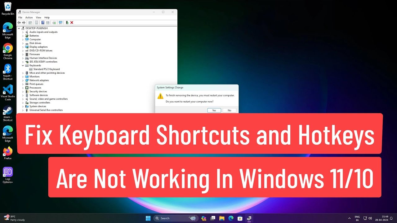 Fix Keyboard Shortcuts and Hotkeys Are Not Working In Windows 11/10 ...