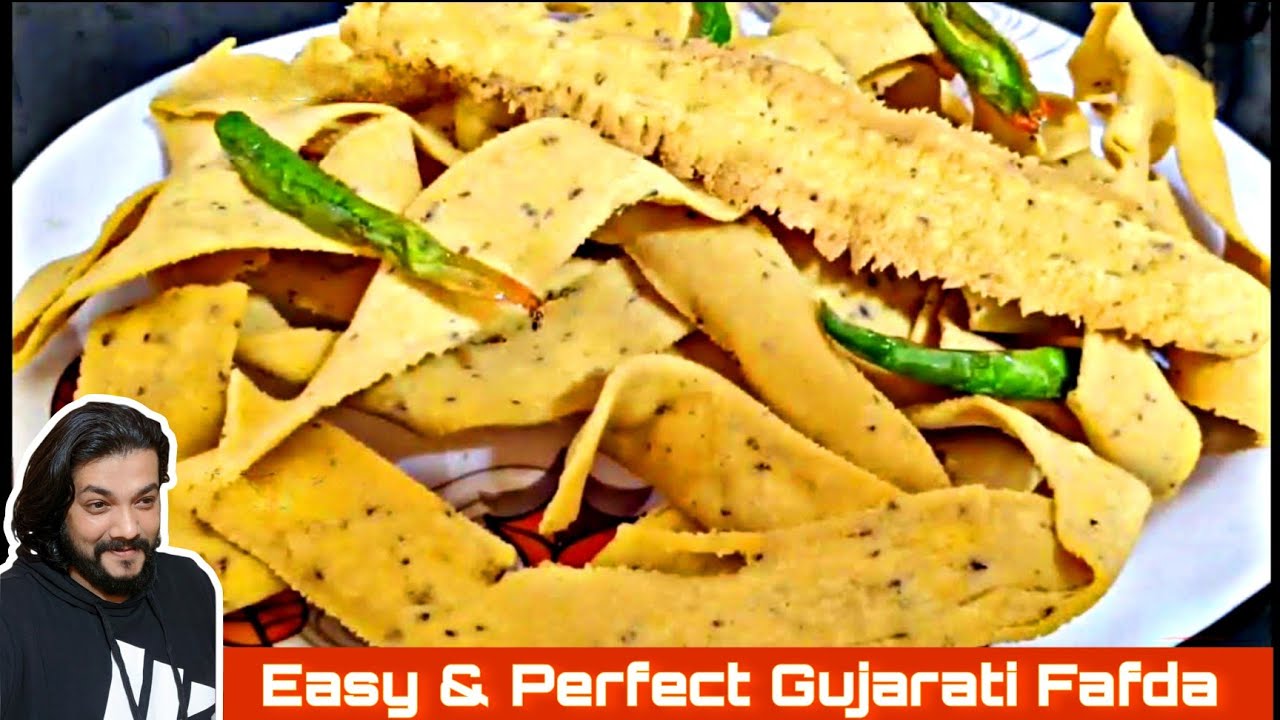 How to make Gujarati Fafda | Fafda Recipe | Easy & perfect Fafda - YouTube
