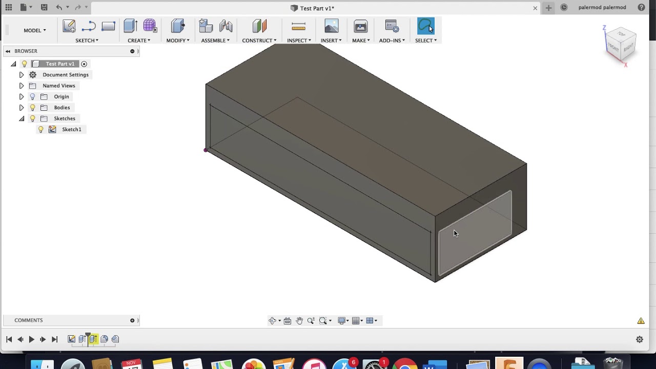 Fusion 360 Tutorial Basics Continued - YouTube