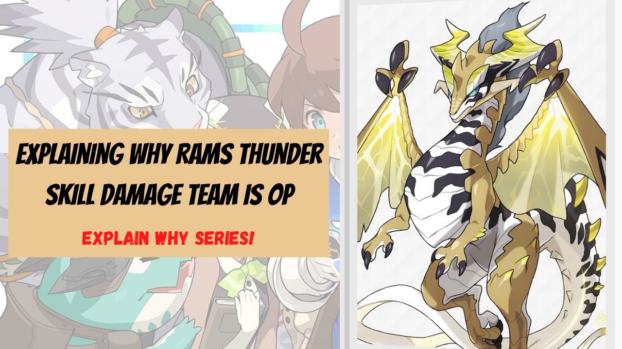 World Flipper | Explaining Rams Thunder Skill Damage Team(One of the ...