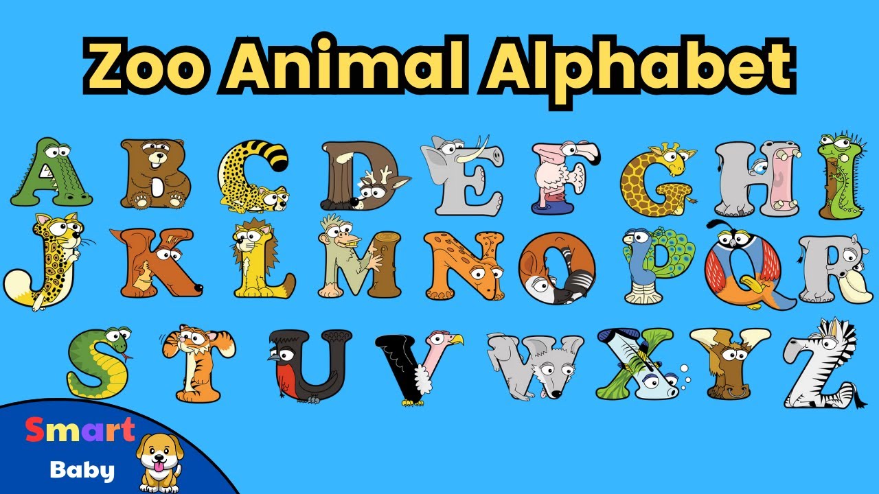 Alphabet Animal Adventure: Exploring Zoo Animals from A to Z - YouTube