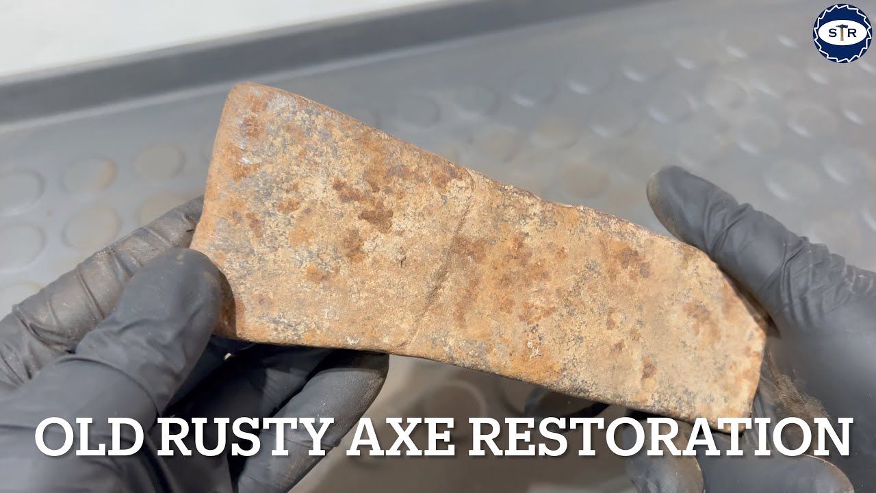 Old Rusty Axe Restoration - 4K - YouTube