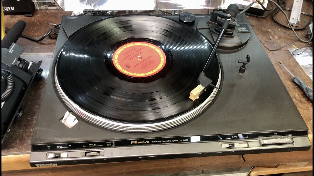 Technics SL-BD22 Auto Return Repair and Belt Replacement - YouTube