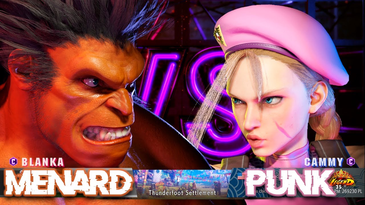 SF6 - MenaRD (Blanka) vs Punk (Cammy) - Street Fighter 6 - YouTube