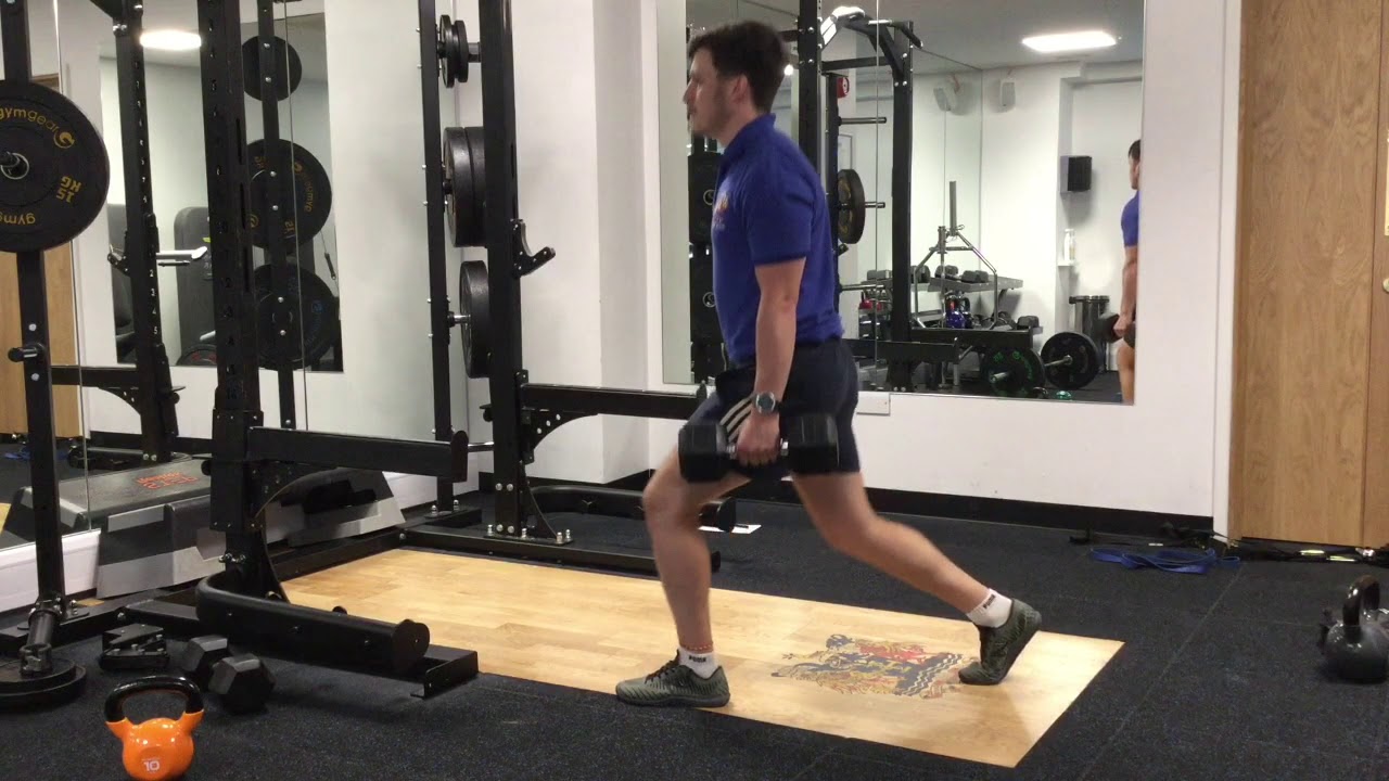 Dumbbell Split Squat - YouTube
