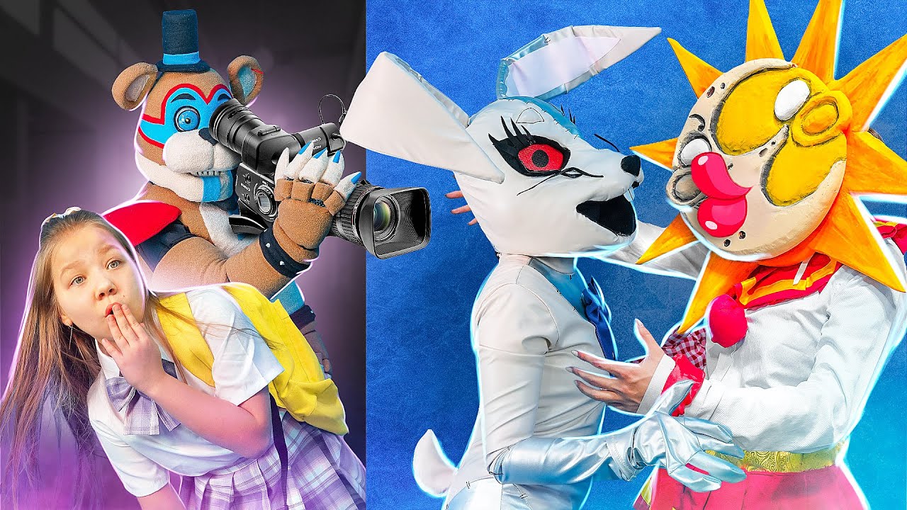 Sun Fnaf boyfriend Vanny Fnaf! Xenia filmed FNAF Freddy and ...