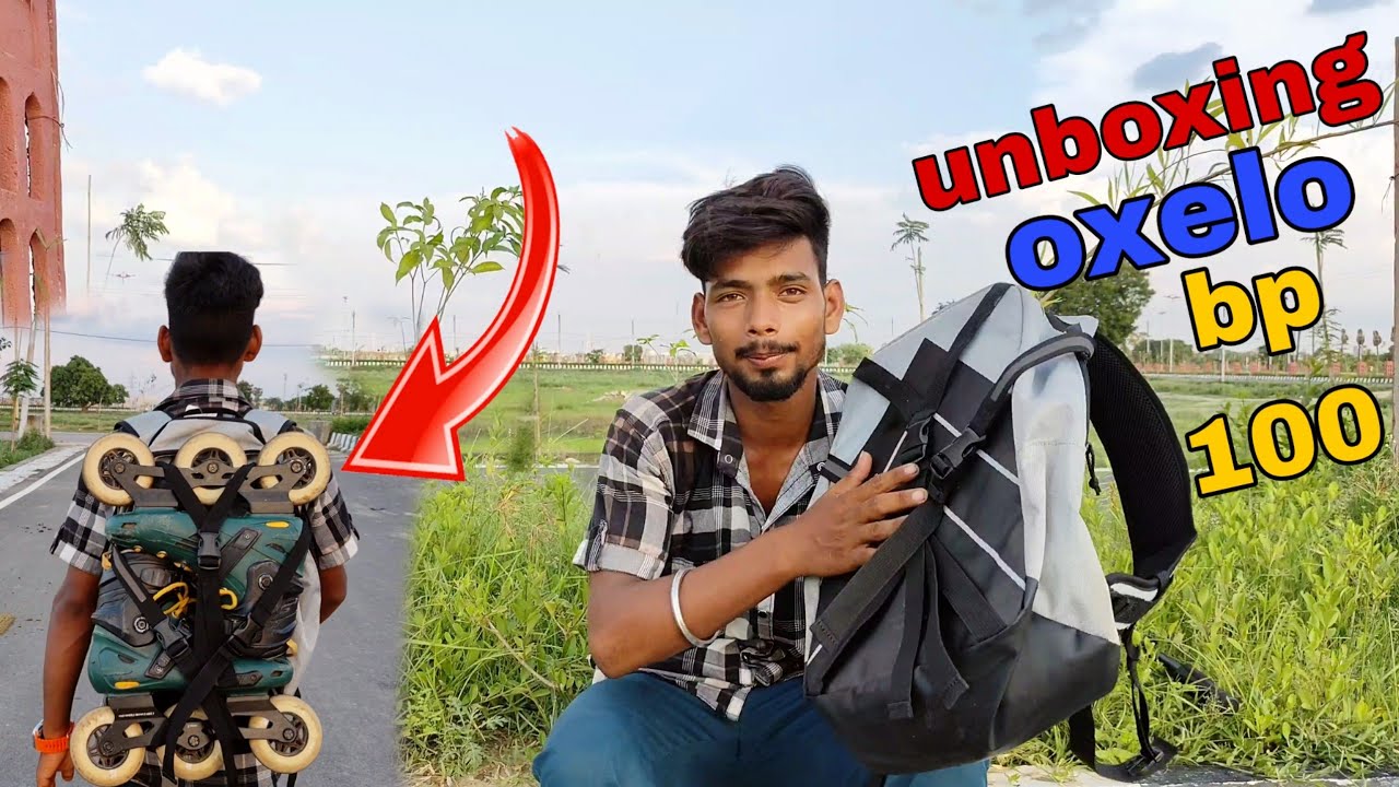 अब skate 🛼 carry करना हुआ आसान // unboxing new oxelo bp 100 20L ...