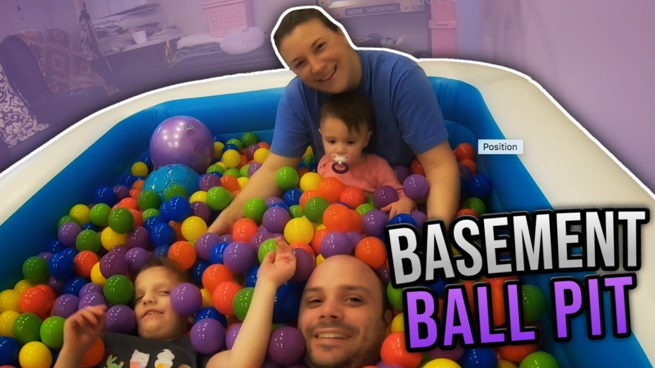 Ball Pit our House! | Fun Indoor Activities #ballpit #family #fun - YouTube