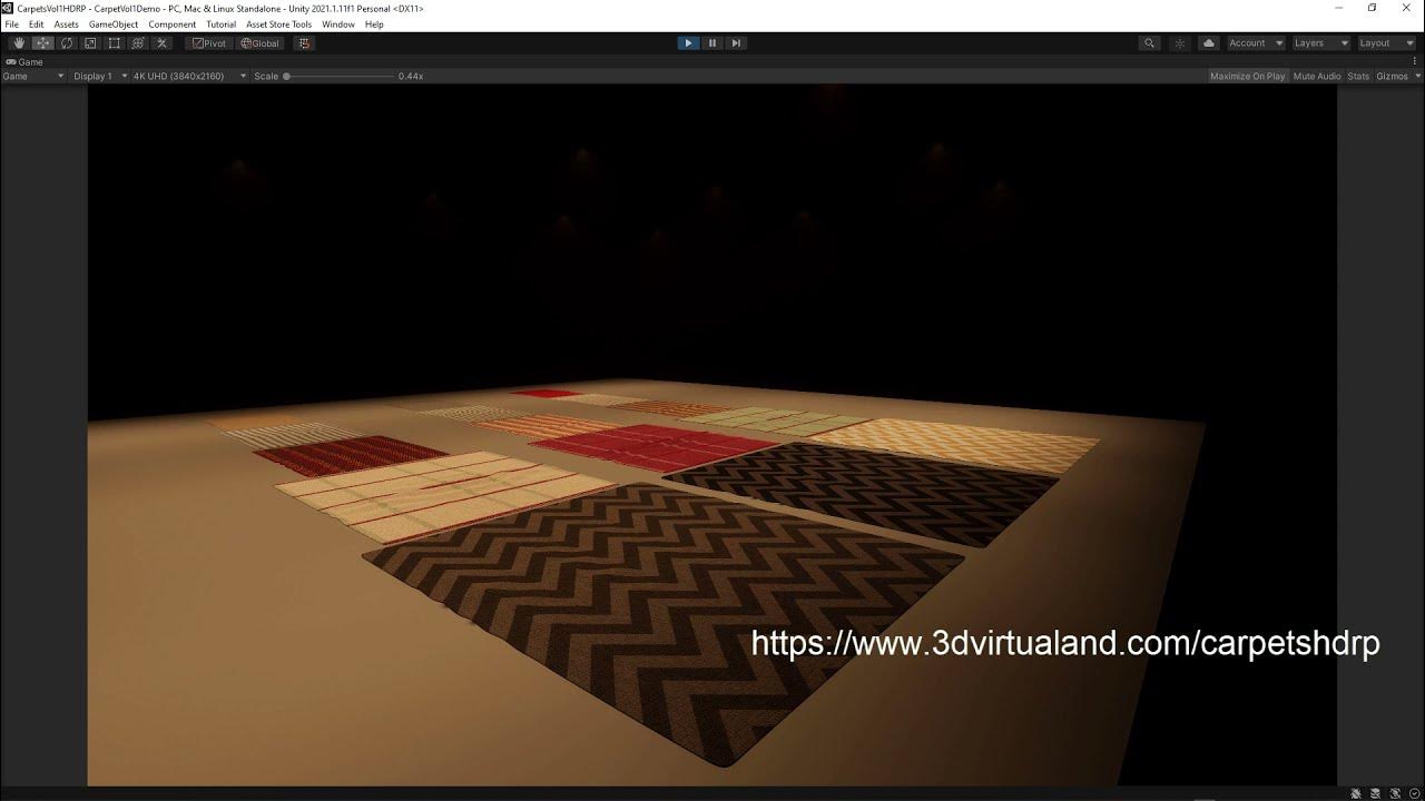 Unity 2021 Carpets Vol. 1 HDRP - YouTube