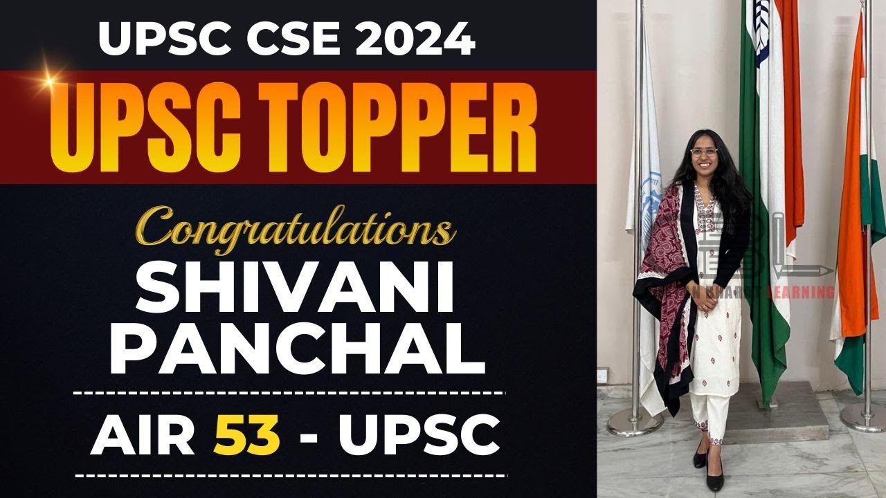 Shivani Panchal cracks UPSC with AIR 53 with CBL UPSC IAS | Topper Success Secrets - YouTube