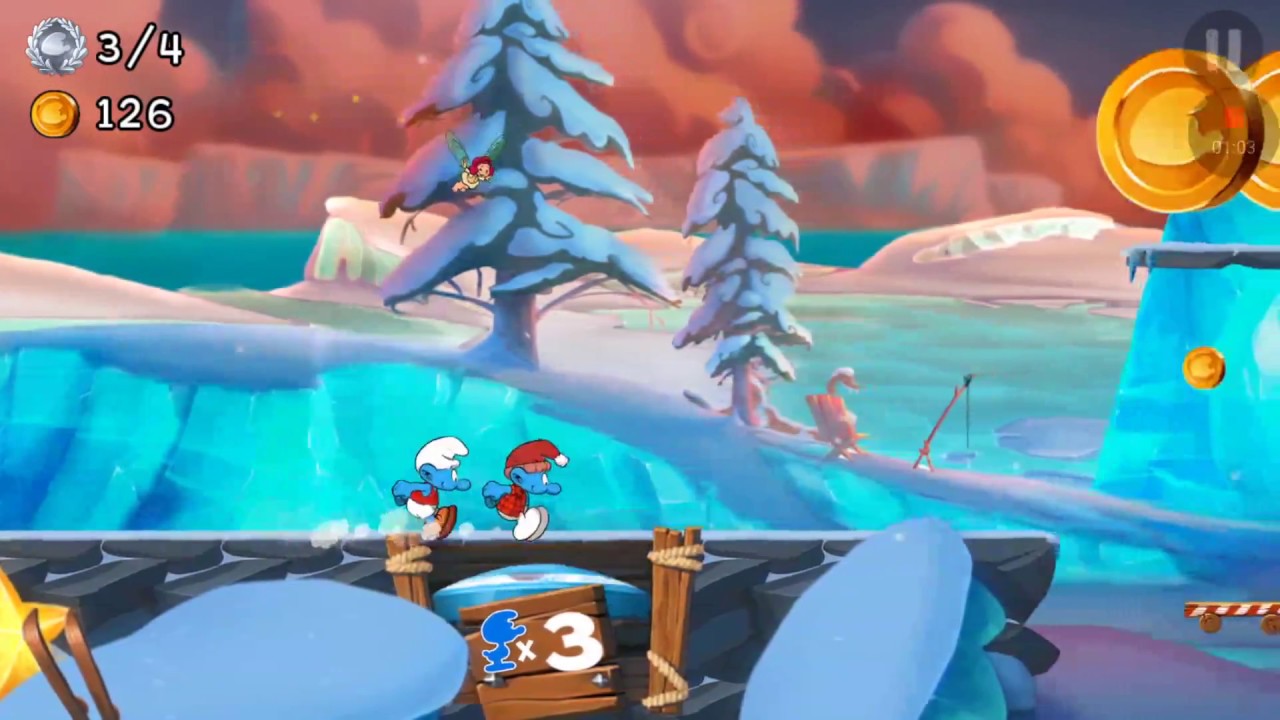 The Smurfs Epic Run "Visit the stadium" Stage 461 - YouTube