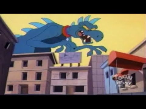 Knuckles, the Iguana, Transforms into GIANT Dinosaur🦖 and Rampages Through Duckburg